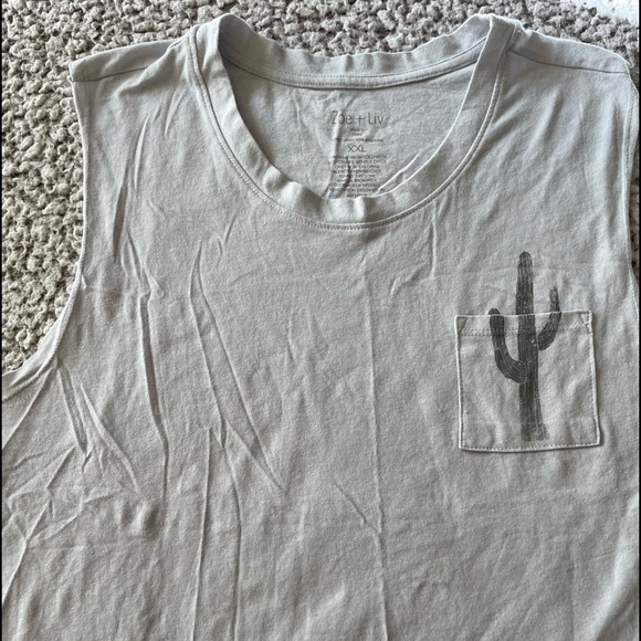 Zoe + Liv | Tops | Cactus Tank Top | Poshmark